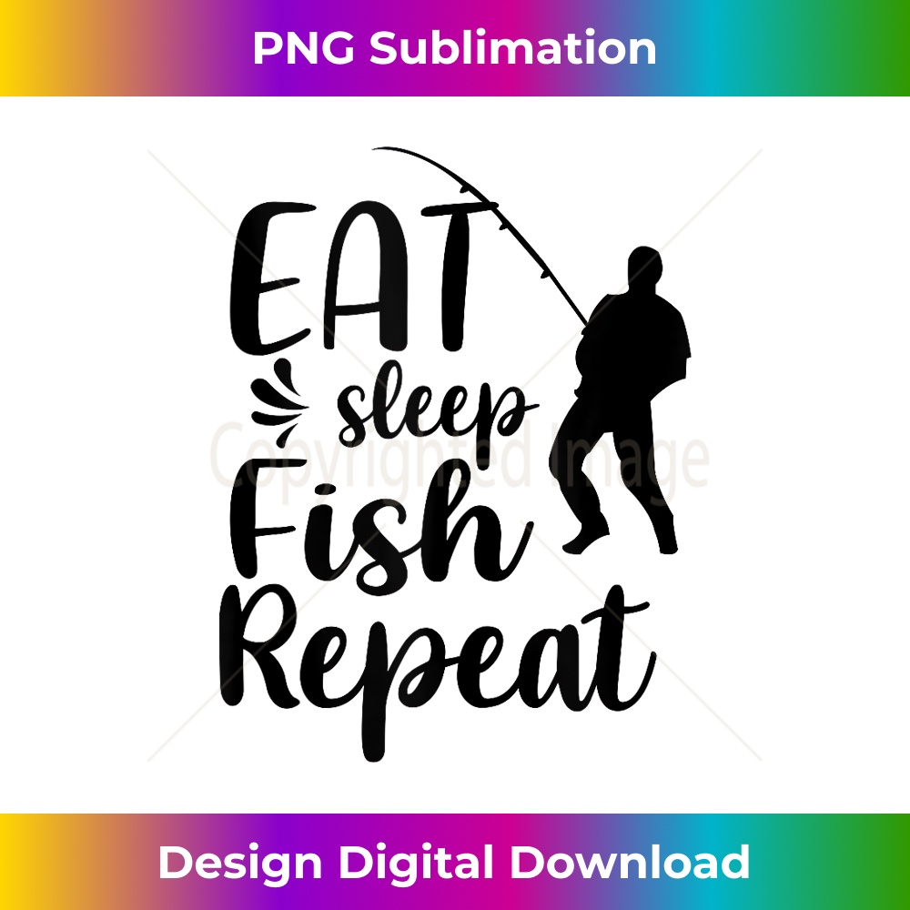 Sleep Eat Fish Repeat Fisher Fishing Lake Fish Lure Design T | Inspire ...