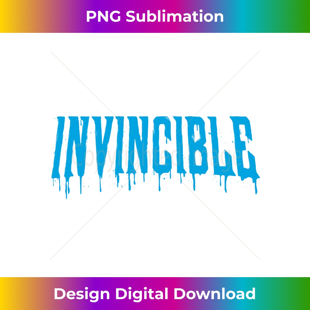 Invincible - Paint Drip Logo Long Sleeve - Futuristic PNG Su | Inspire ...