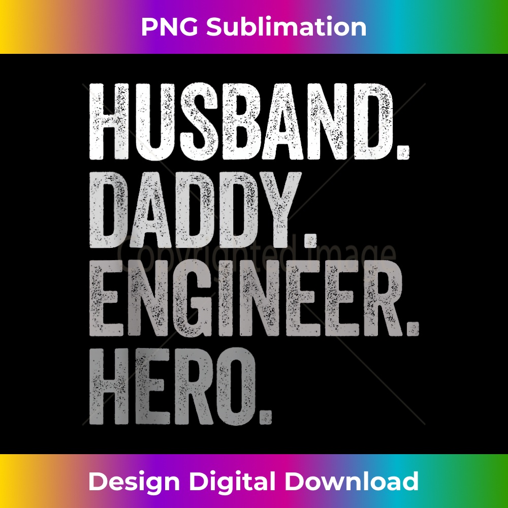 Husband Daddy Engineer Dad Hero Funny Engineering Vintage Ta | Inspire Uplift