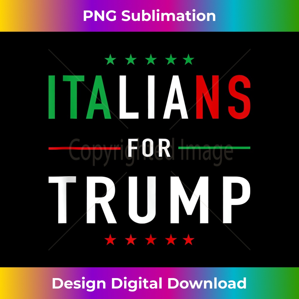 Italians For Trump Tee Pro Trump Italiano Supporter Tank Top | Inspire ...
