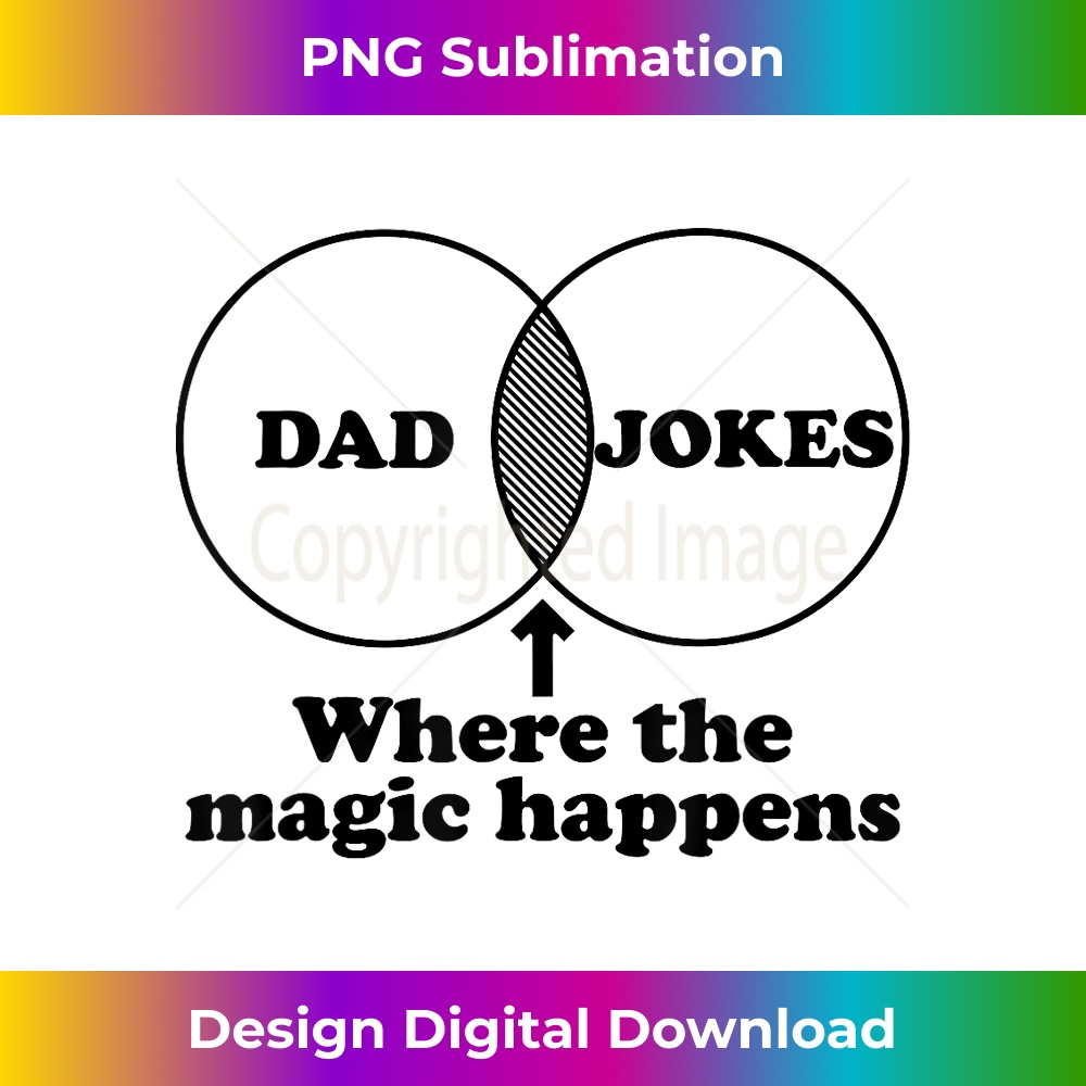 Dad Jokes Venn Diagram - Timeless PNG Sublimation Download - | Inspire ...