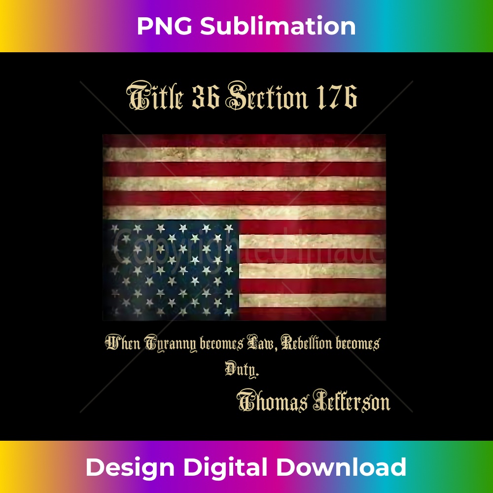 American Flag Distress Upside Down Thomas Jefferson Patriot | Inspire ...