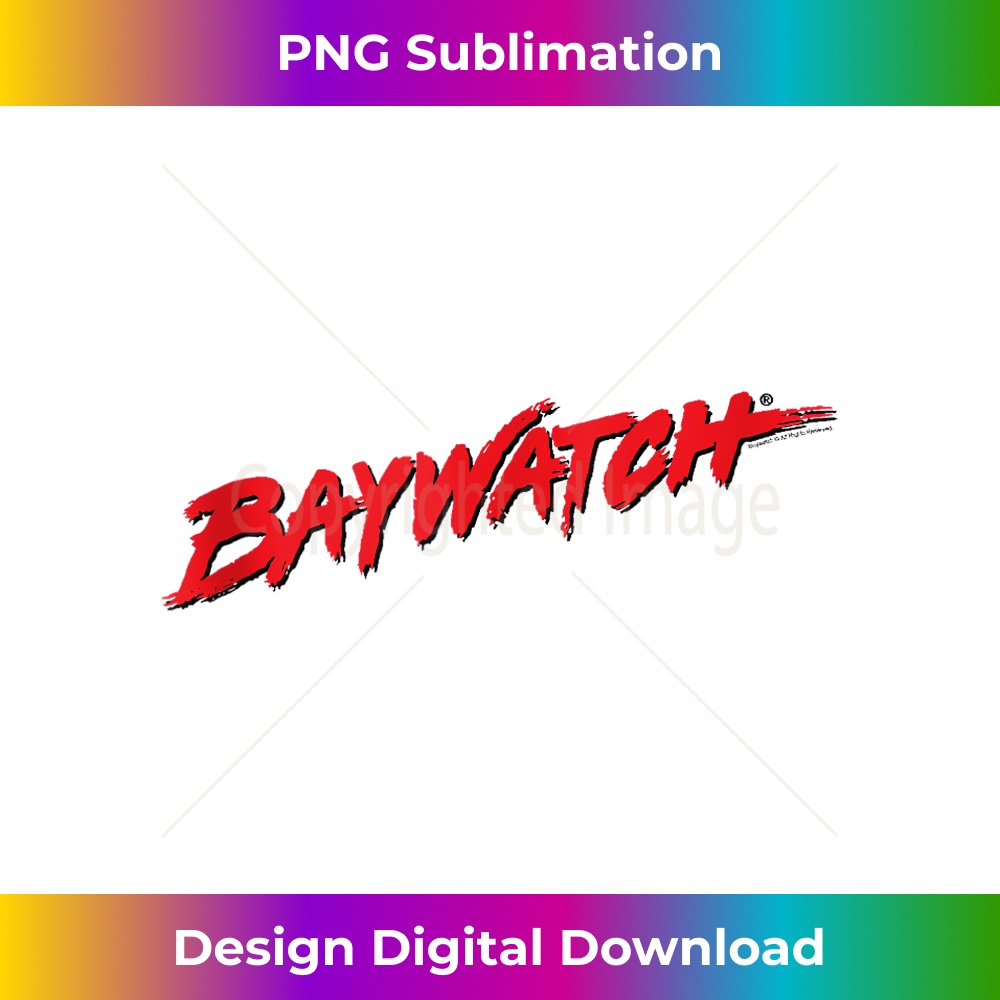 Baywatch - Baywatch Logo Tank Top - Deluxe PNG Sublimation D | Inspire ...