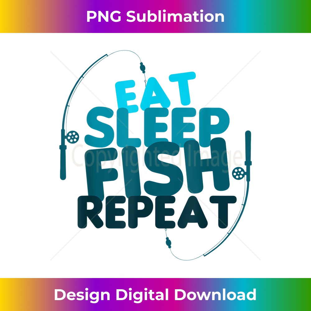 FISHING Apparel Eat Sleep Fish Repeat Funny Fishing Apparel | Inspire Uplift
