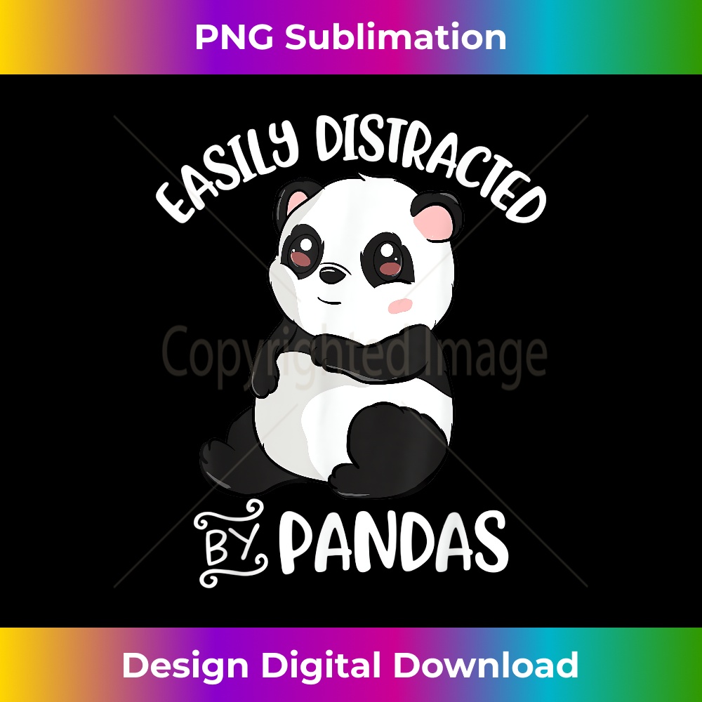 Easily Distracted By Pandas - Urban Sublimation PNG Design - | Inspire ...