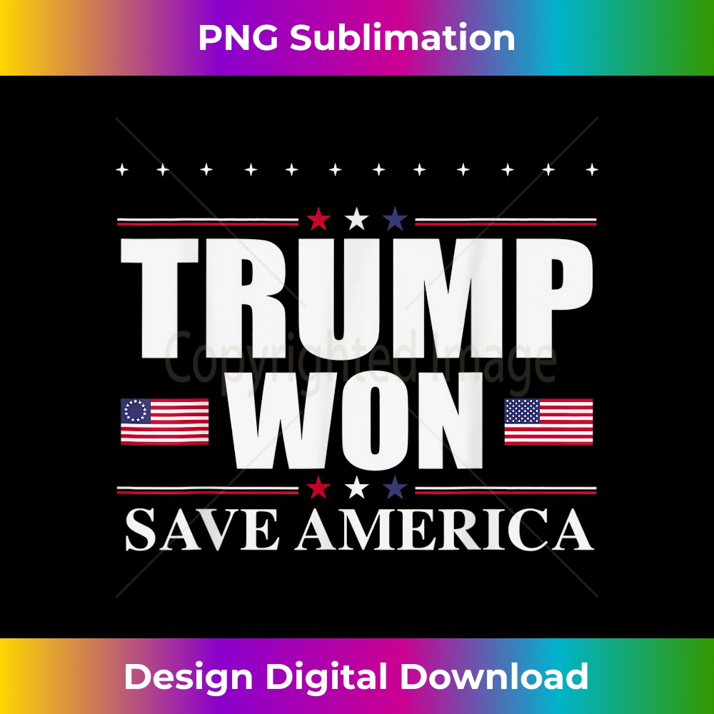 Trump Won Save America 4th of July American Flag 1 - Eco-Fri | Inspire ...