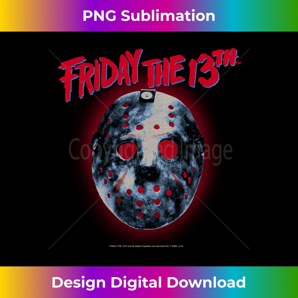 Friday The 13th Jason Mask Logo Long Sleeve - Chic Sublimati | Inspire ...