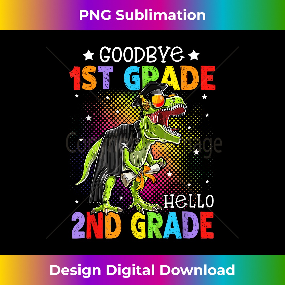 Goodbye 1st Grade Hello 2nd Grade Graduation T-Rex Dinosaur | Inspire ...