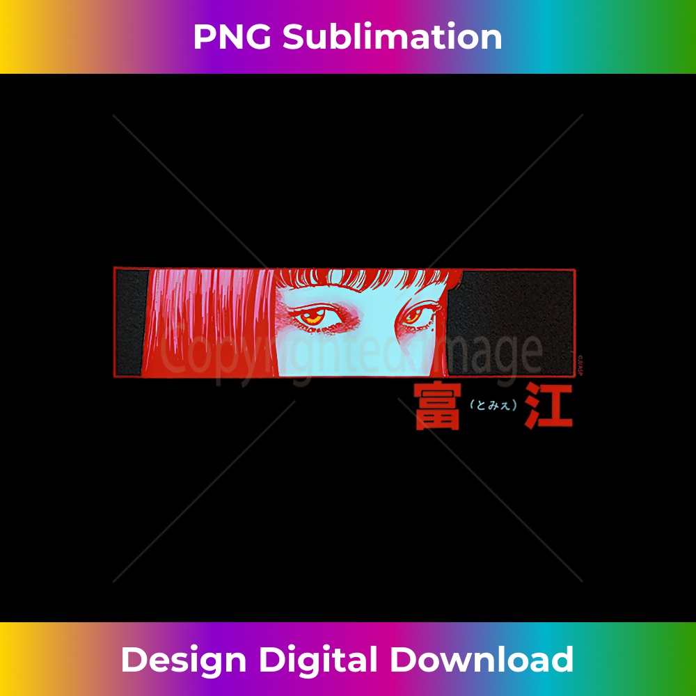 Junji Ito Tomie in Red Tank Top - Sublimation-Optimized PNG | Inspire ...