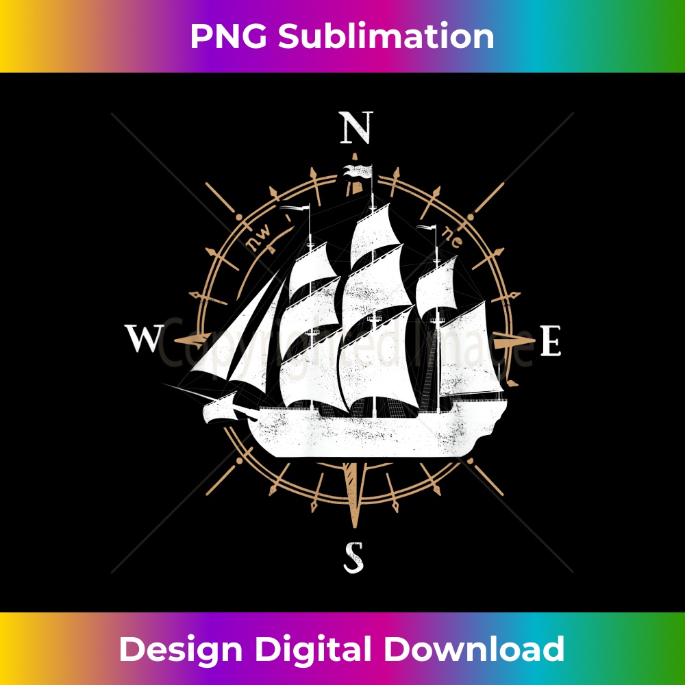 Compass Sailing Ship Boat Sailor Nautic - Edgy Sublimation D | Inspire ...