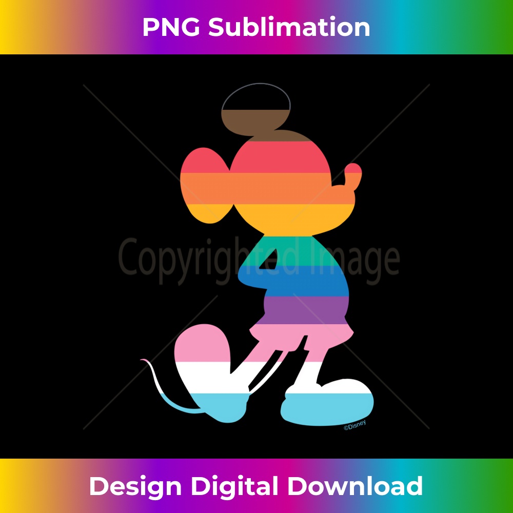 Disney Mickey Mouse Pride Inclusive Pose Rainbow Icon Fill L | Inspire ...