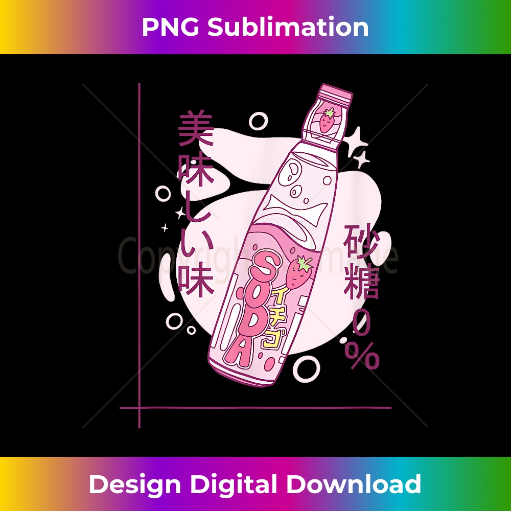 Japanese Aesthetic Vaporwave Urban Soda - Contemporary PNG S | Inspire Uplift