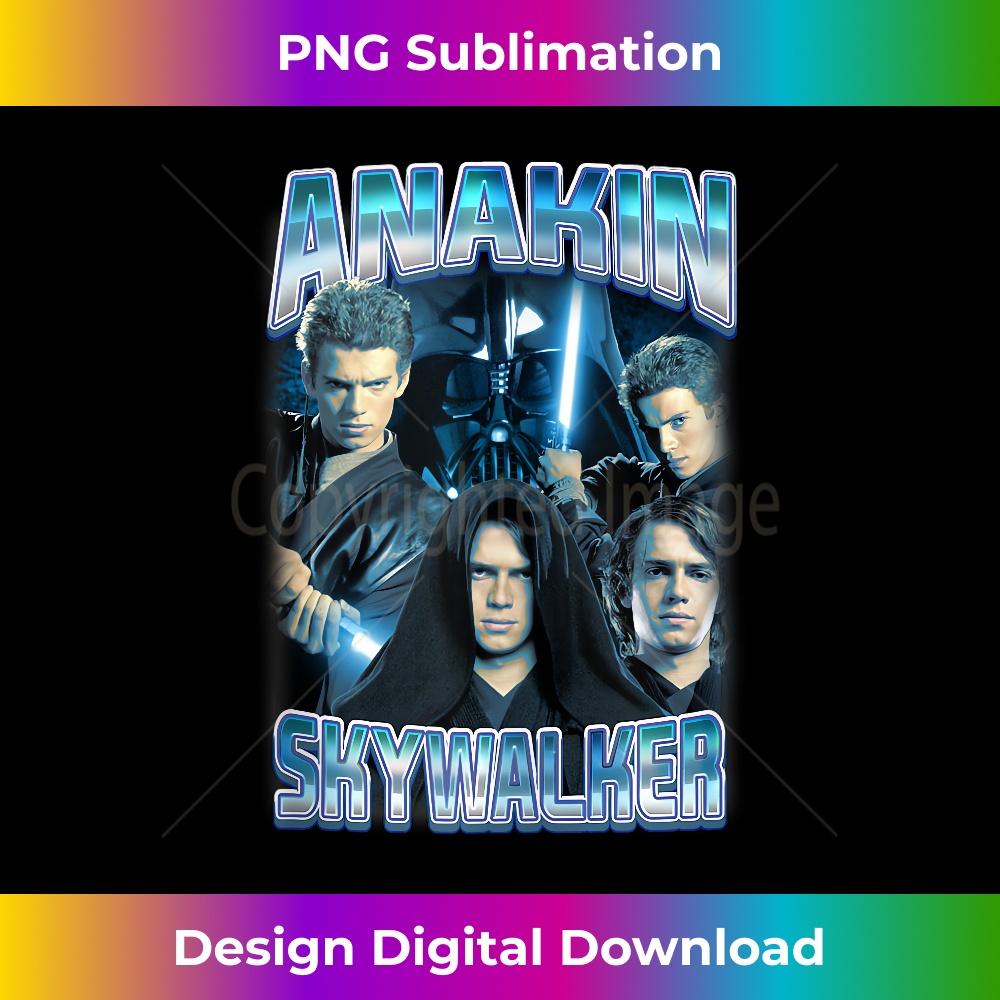 Star Wars Classic Anakin Skywalker Photo Collage Poster Tank | Inspire ...