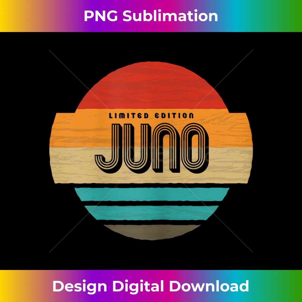 Juno Name Retro Vintage Sunset Limited Edition - Artisanal S - Inspire ...