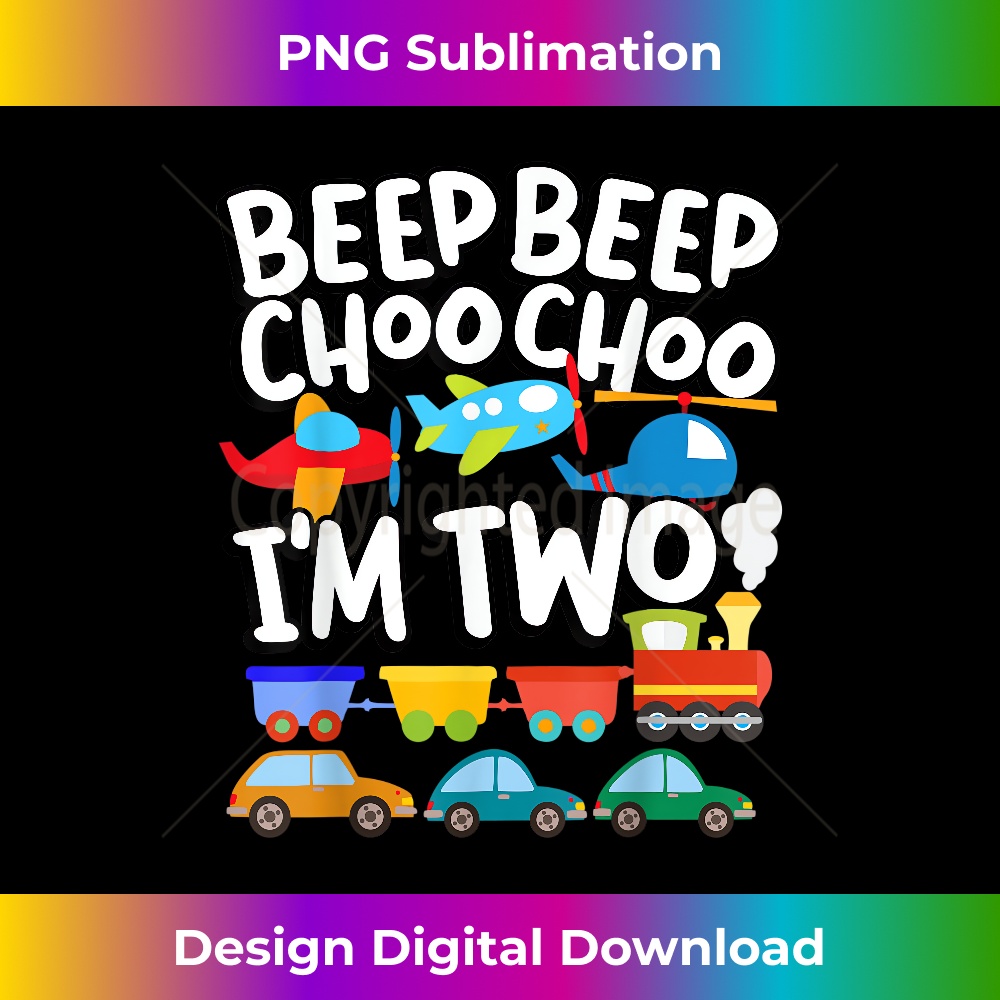 Beep Beep Choo Choo I'm Two Toy Train Car 2nd Birthday - Inn | Inspire ...