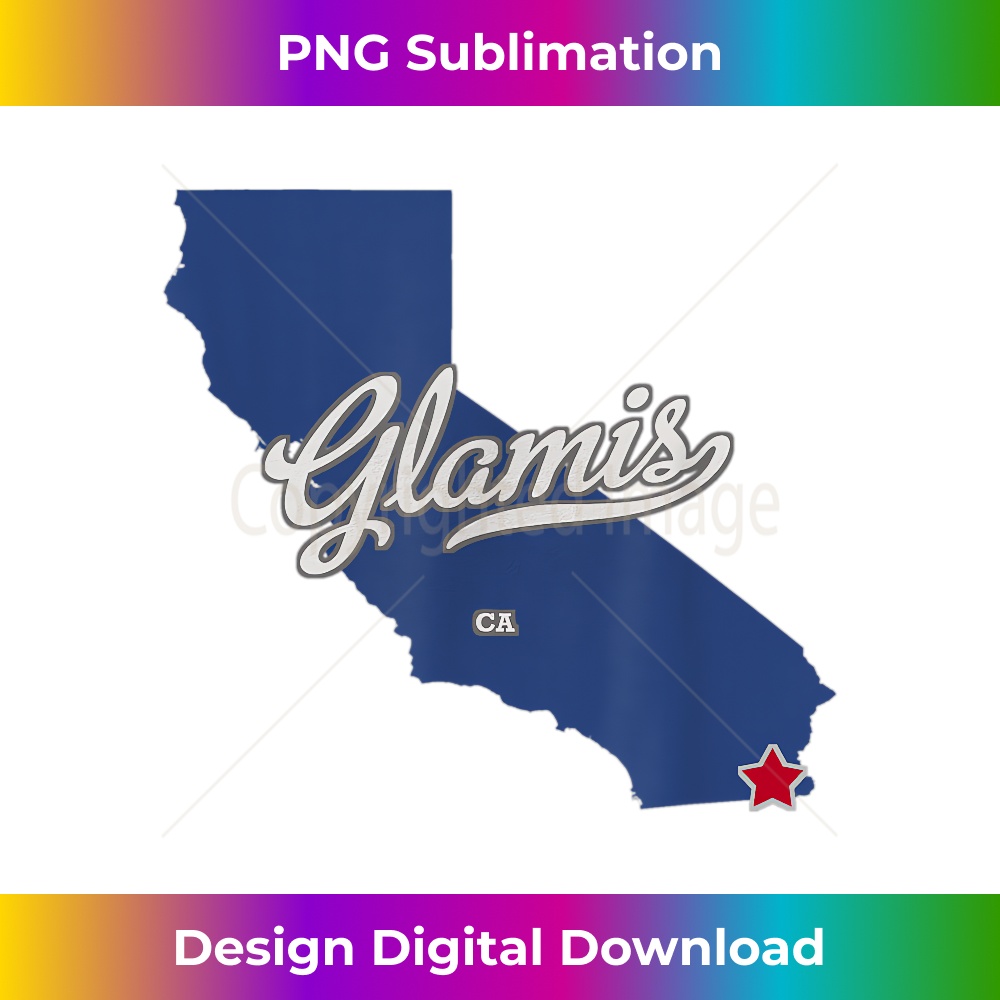 Glamis California CA Map - Classic Sublimation PNG File - Sp | Inspire ...