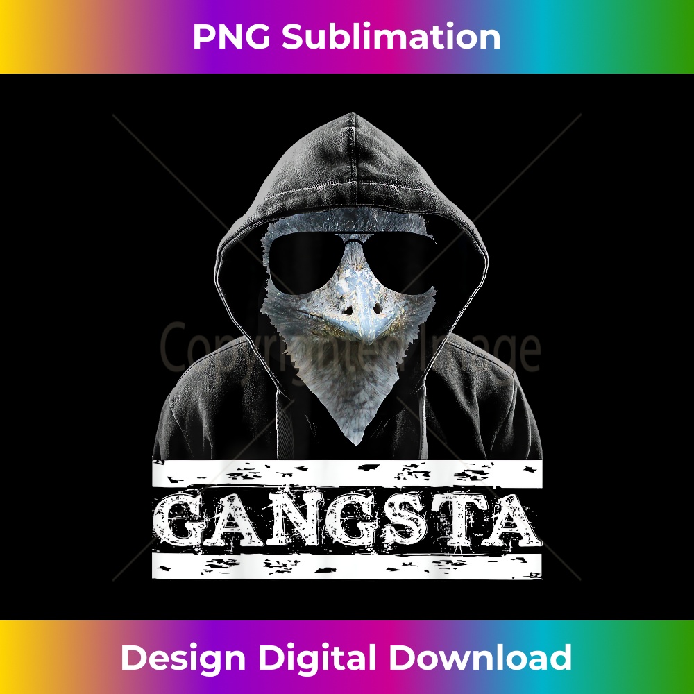 Cool Emu Bird Funny Flightless Bird Gangsta - Contemporary P | Inspire ...