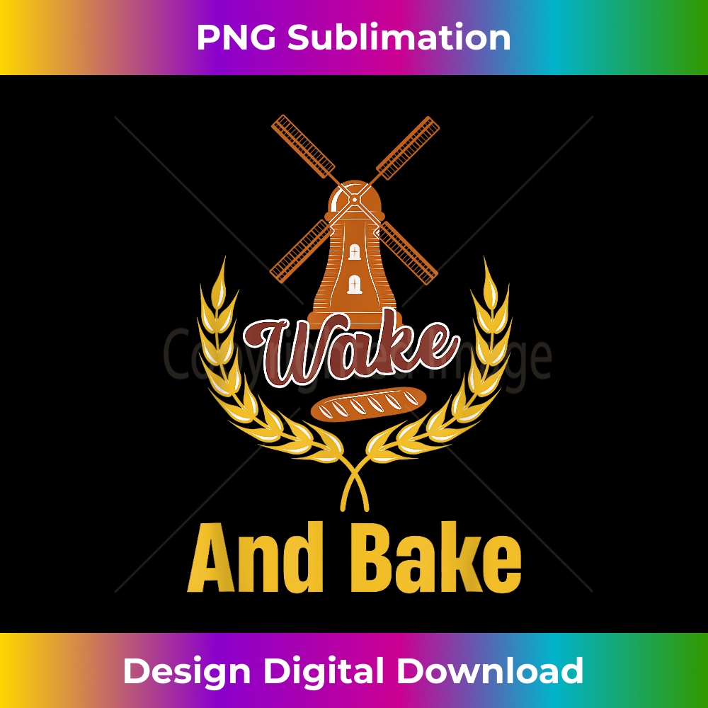 Wake And Bake Funny Baker Cookie Sweets Bread Culinary - Fut | Inspire Uplift