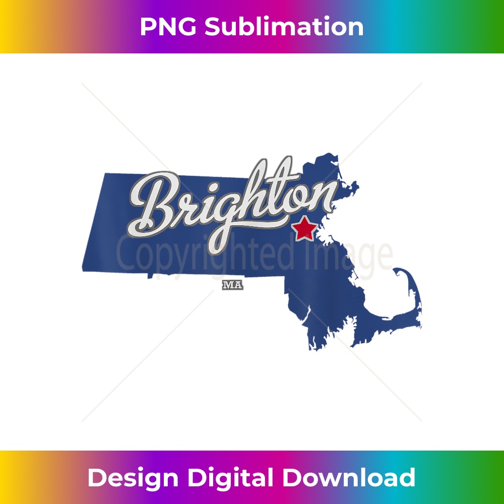 Brighton Massachusetts Boston MA Map - Sophisticated PNG Sub | Inspire ...