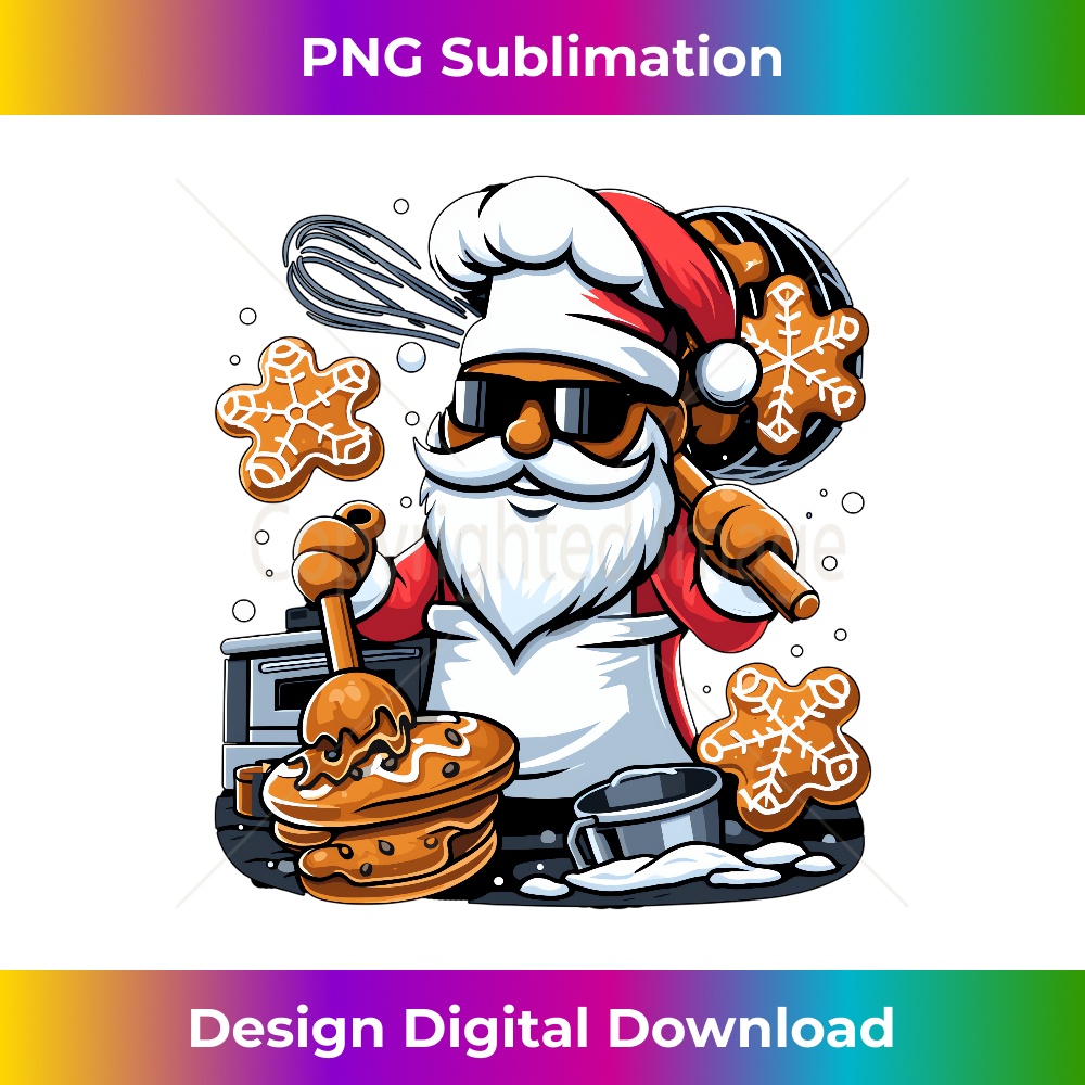 Funny Santa as a baker Baking oversized gingerbread cookies | Inspire ...