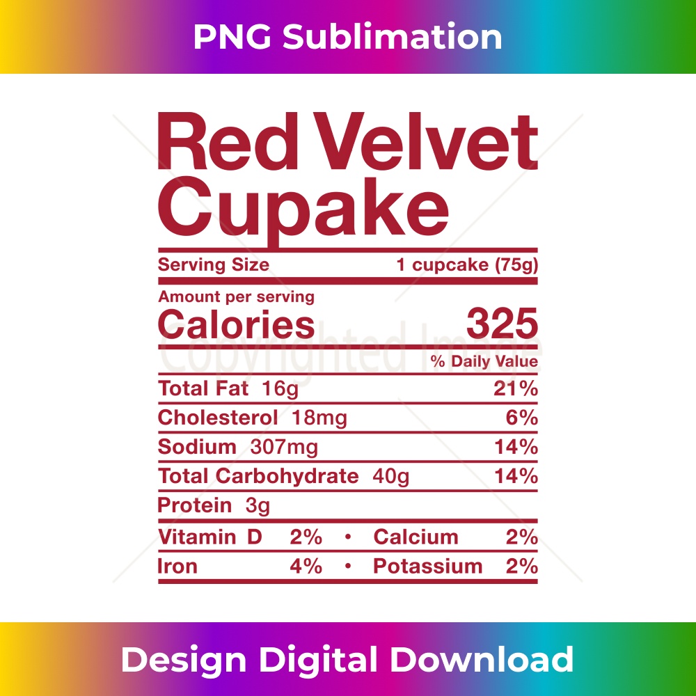 Red Velvet Cupcake Nutrition Facts Costume Baker Baking Food | Inspire ...