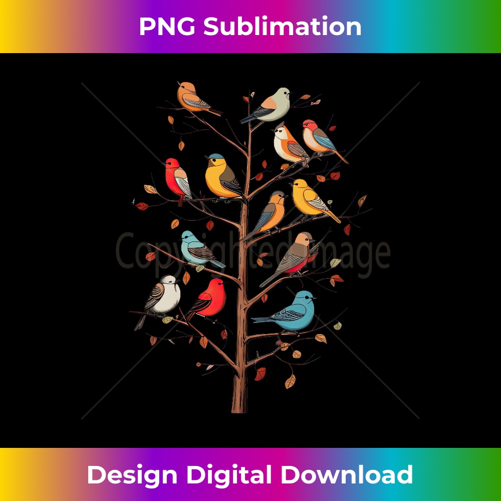 Birds On A tree Branch Birding Bird Watching Bird Long Sleev | Inspire ...