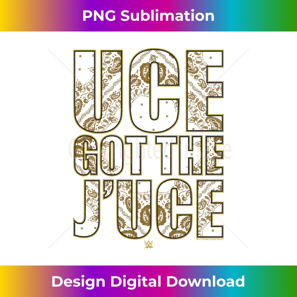 WWE The Bloodline Usos Uce Got The J'uce Patterned Text Logo | Inspire ...