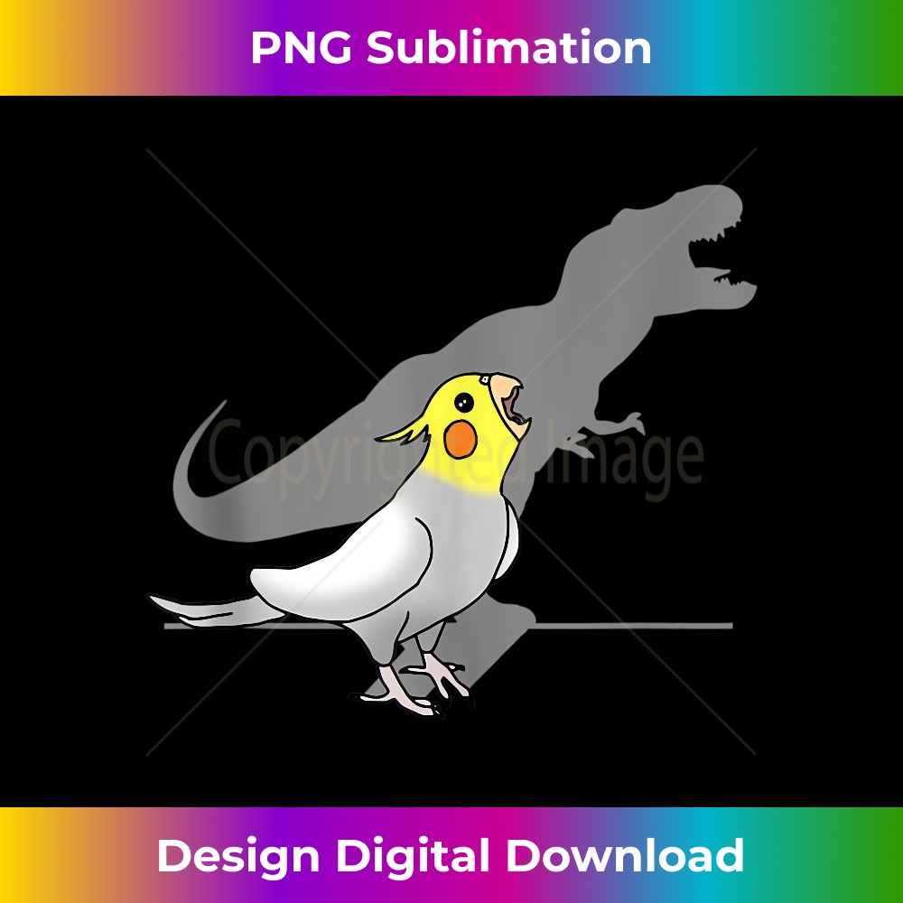 Cute Screaming Parrot Birb Memes Funny T-Rex Cockatiel Tank | Inspire ...