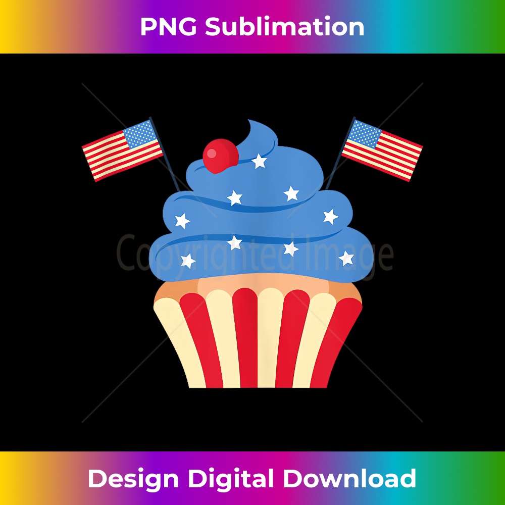 Cupcake American USA Flag 4th of July Baker Baking Patriotic | Inspire ...