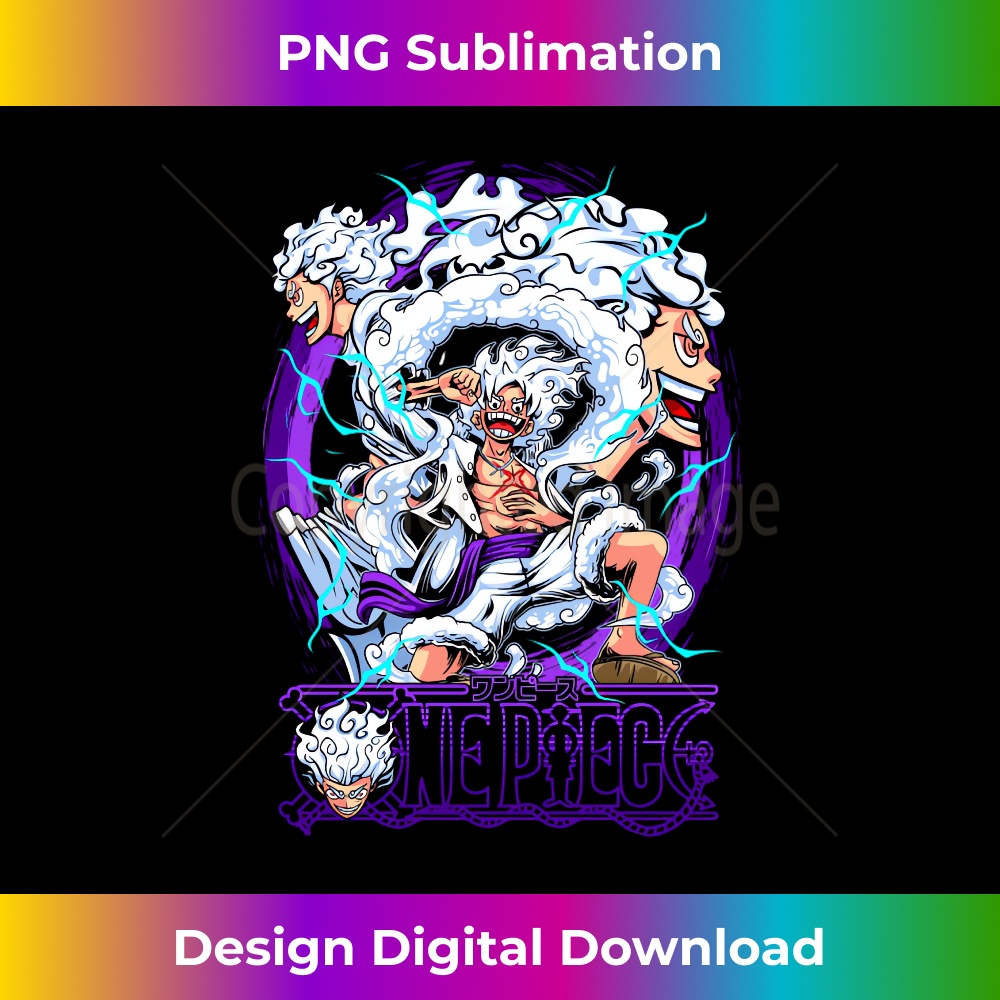 Gear 5 Luffy One Piece Manga art - Crafted Sublimation Digit | Inspire ...