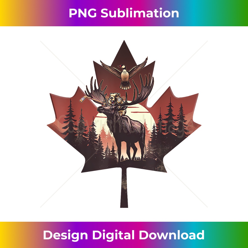 Canadian Beaver, moose and goose celebrating Canada Day - Cr | Inspire ...