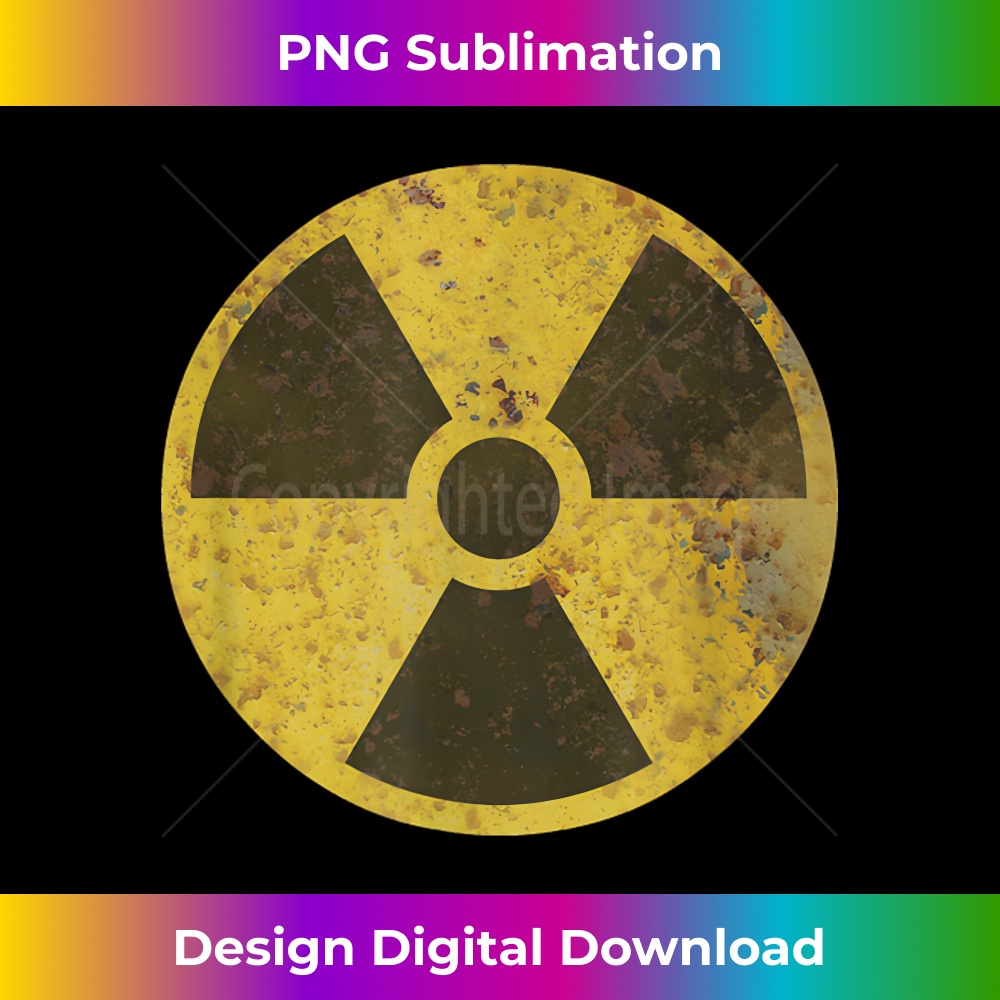 Biohazard Radioactive Symbol Old Vintage Rusted Sign - Edgy | Inspire ...