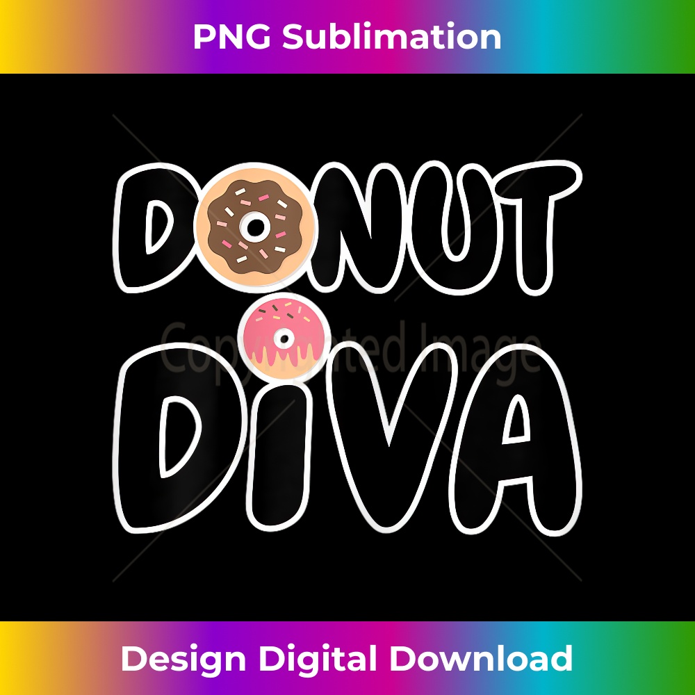 Cute and Funny Donut Diva for Women and Girls - Urban Sublim - Inspire Uplift