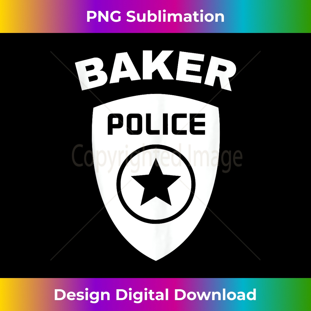 Officer Baker Police Badge Cadet Blue Tank Top - Classic Sub | Inspire ...