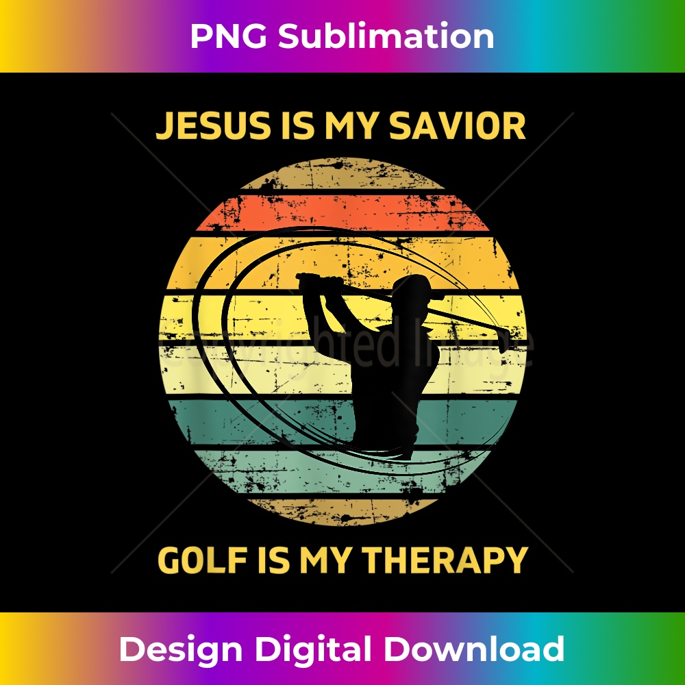 Jesus is My Savior Golf is My Therapy Gifts Golf Lover Fun - | Inspire ...