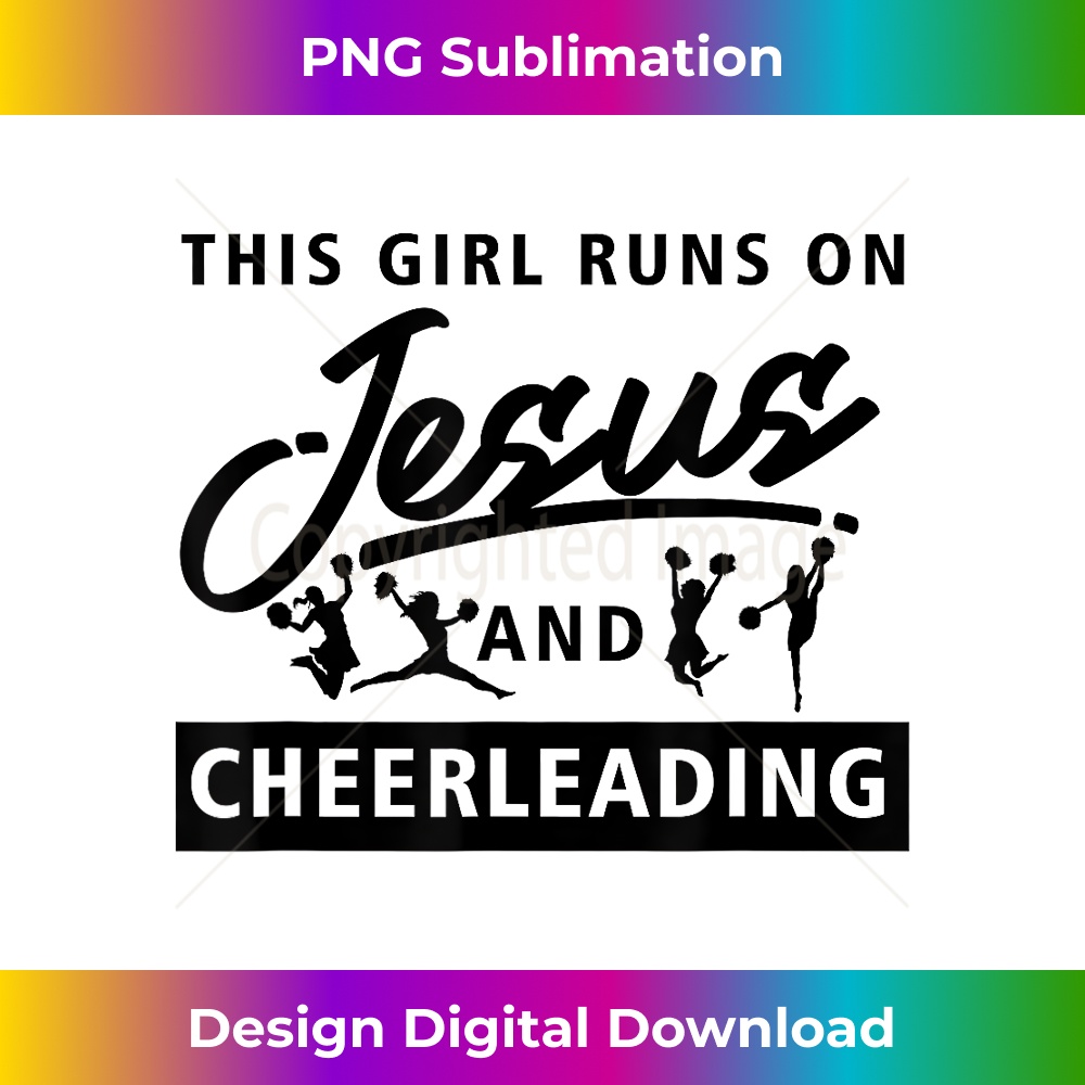 Cool Cheerleader Art For Women Girl Cheerleading Jesus C - C | Inspire ...