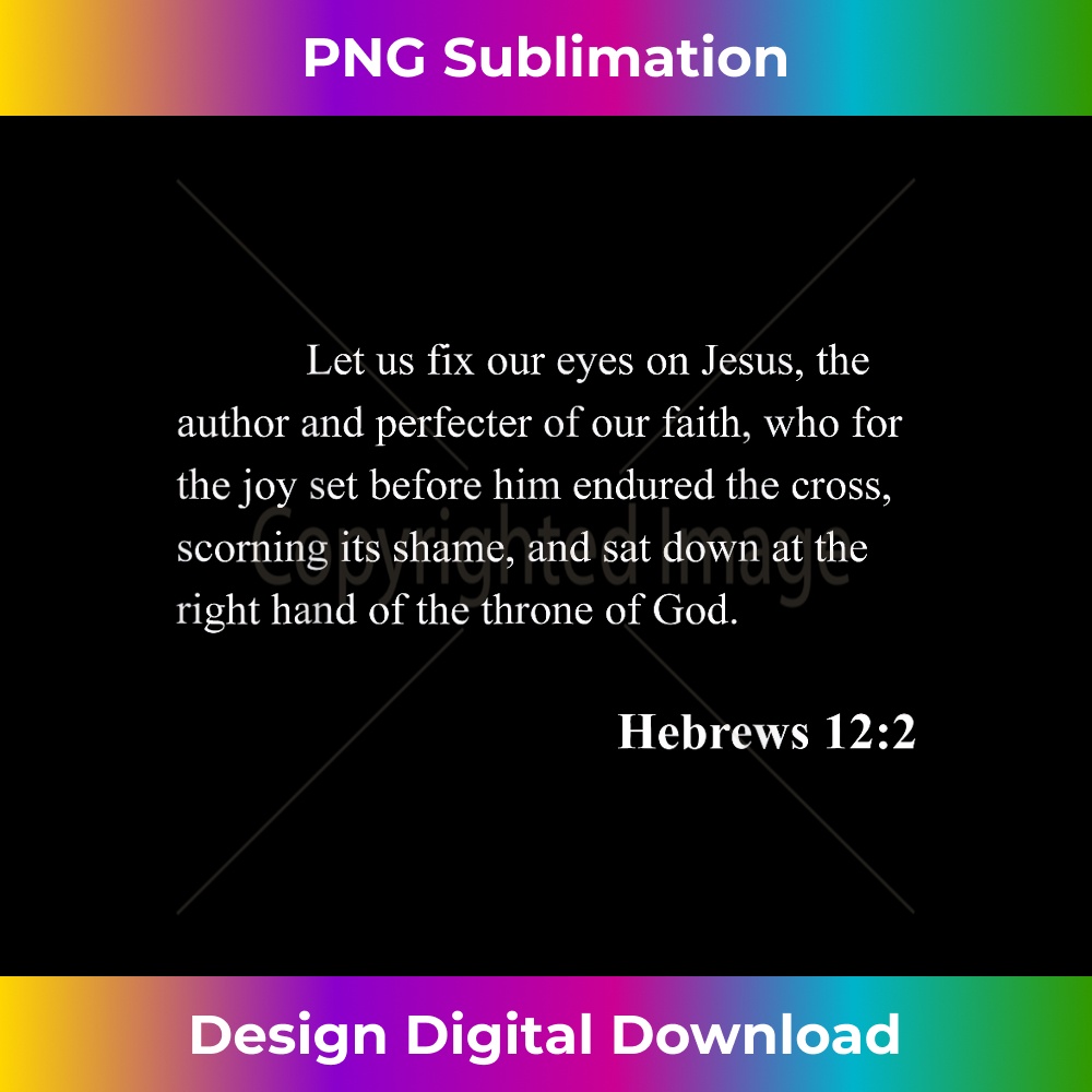 Bible Verse Hebrews 122 Christian Jesus Psalm Scriptu - Slee | Inspire ...