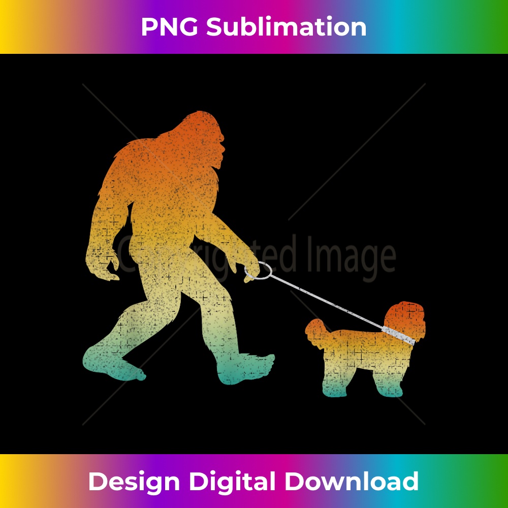 Bigfoot Walking Shih Tzu Funny Sasquatch Pet Dog - Deluxe PN | Inspire ...