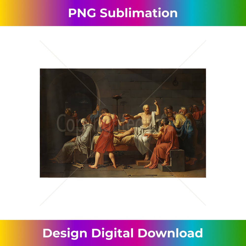 The Death Of Socrates Jacques-Louis David Art Print - Crafte | Inspire ...