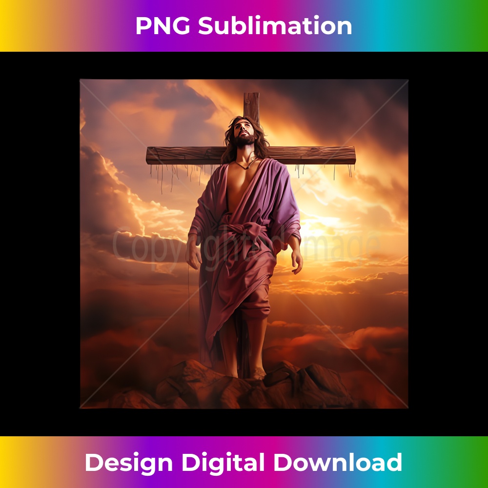 Jesus Catholic Heart Christian Cross Tank T - Edgy Sublimati | Inspire ...