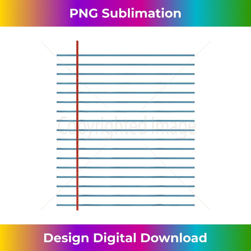 Lined Paper Notebook Funny School Student Costume Easy DIY - | Inspire Uplift