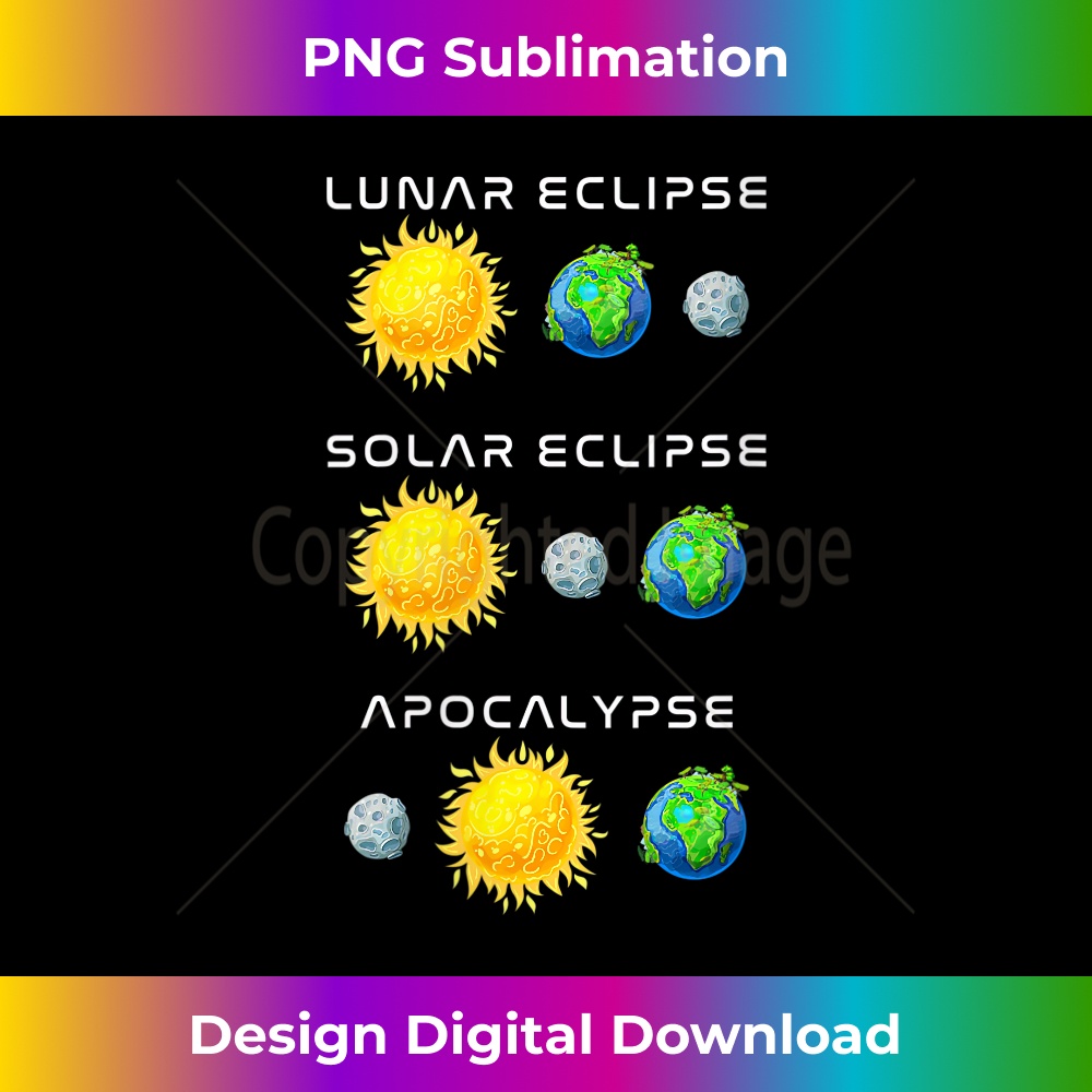 Womens Lunar Eclipse Solar Eclipse Apocalypse Funny Science | Inspire ...