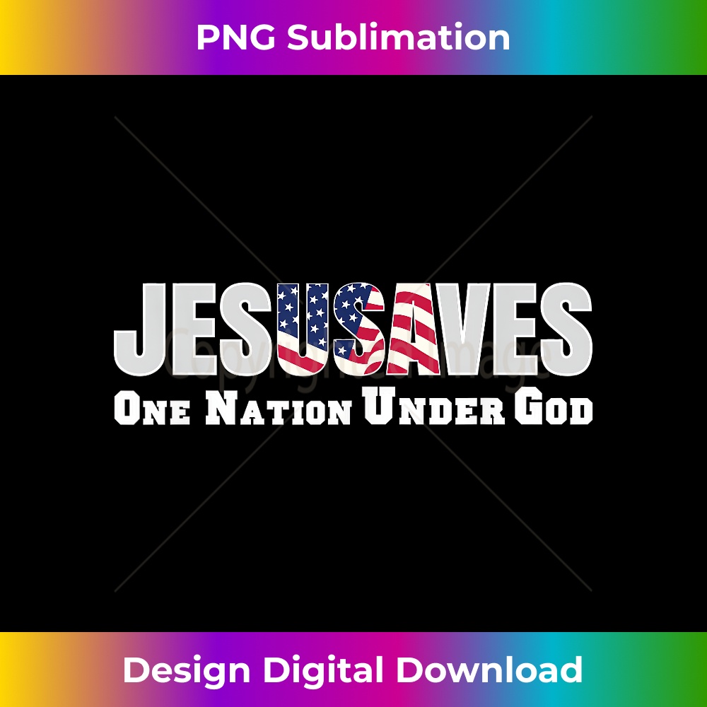 Jesus Saves USA One Nation Under God Christian Bible Pr - Sl | Inspire ...