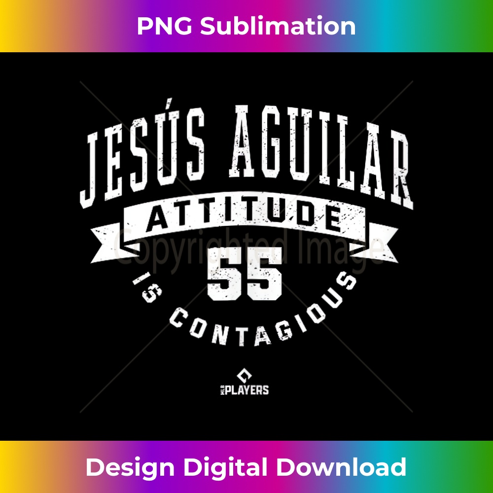 Jesus Aguilar Attitude Is Contagious Oakland MLBPA Tank - Ch - Inspire ...