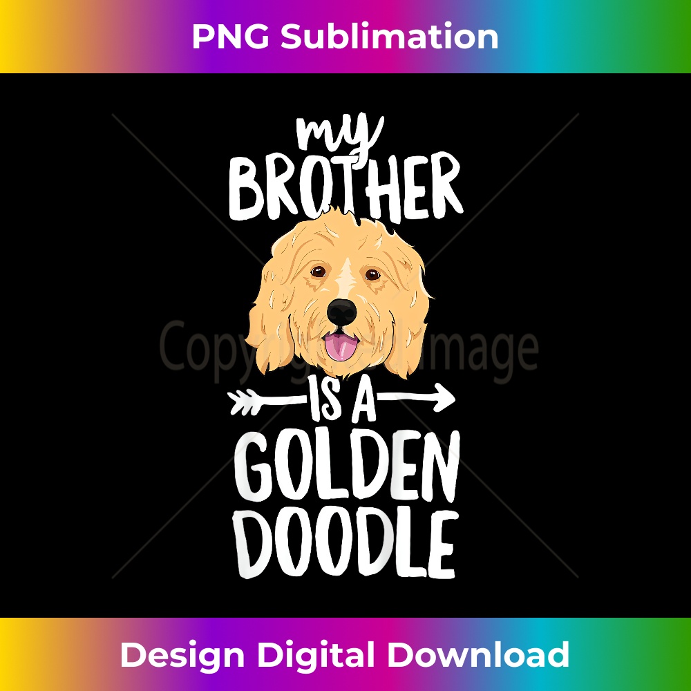 Kids My Brother Is A Goldendoodle T- Boy Girl Dog Family - V | Inspire ...