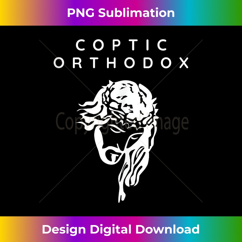 Coptic Orthodox Orthodox Christian Modern Font Design Tank - Inspire Uplift