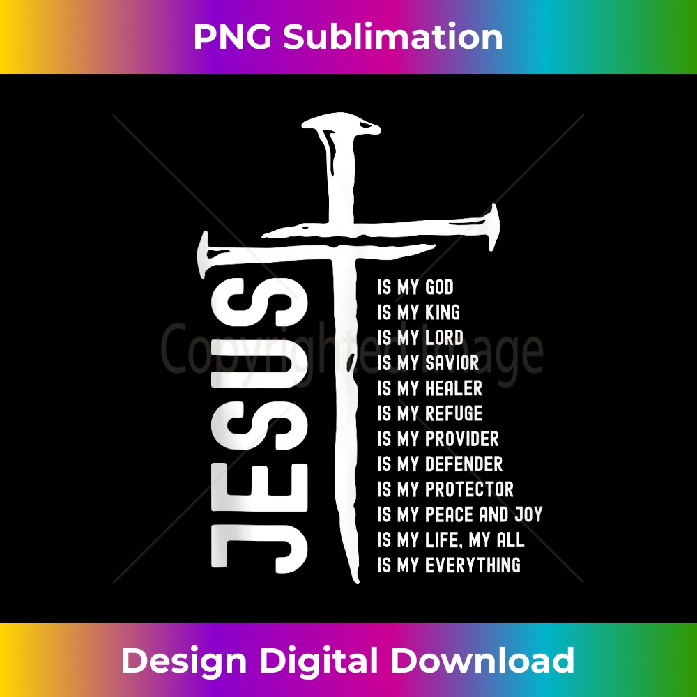 Jesus Cross 3 Nails - Jesus is My Everything My God My Lord | Inspire ...