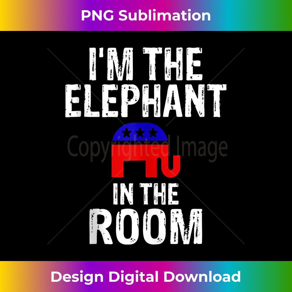 I'm The Elephant In Room Funny Republican Conservative Tank | Inspire ...