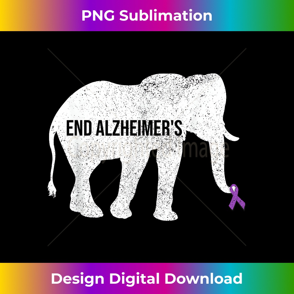 End Alzheimers Awareness Elephant Dementia Purple - Sublimat | Inspire ...