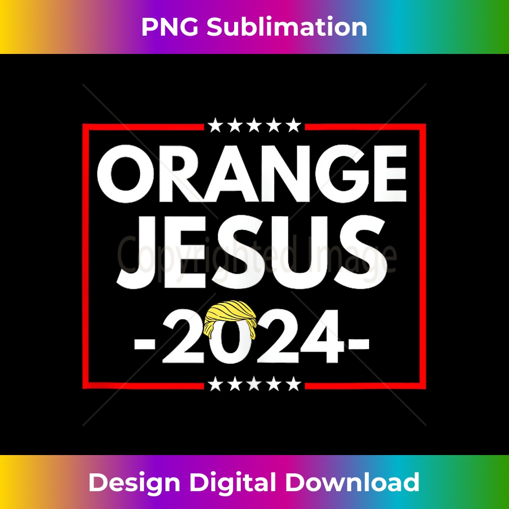 Orange Jesus 2024 - Political Satire - Funny Political Tank - Inspire ...